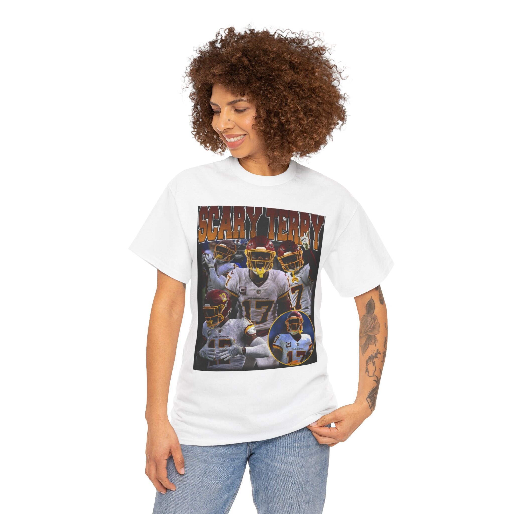 Commanders Vintage 90s Rap Tee | Terry Mclaurin - Etsy