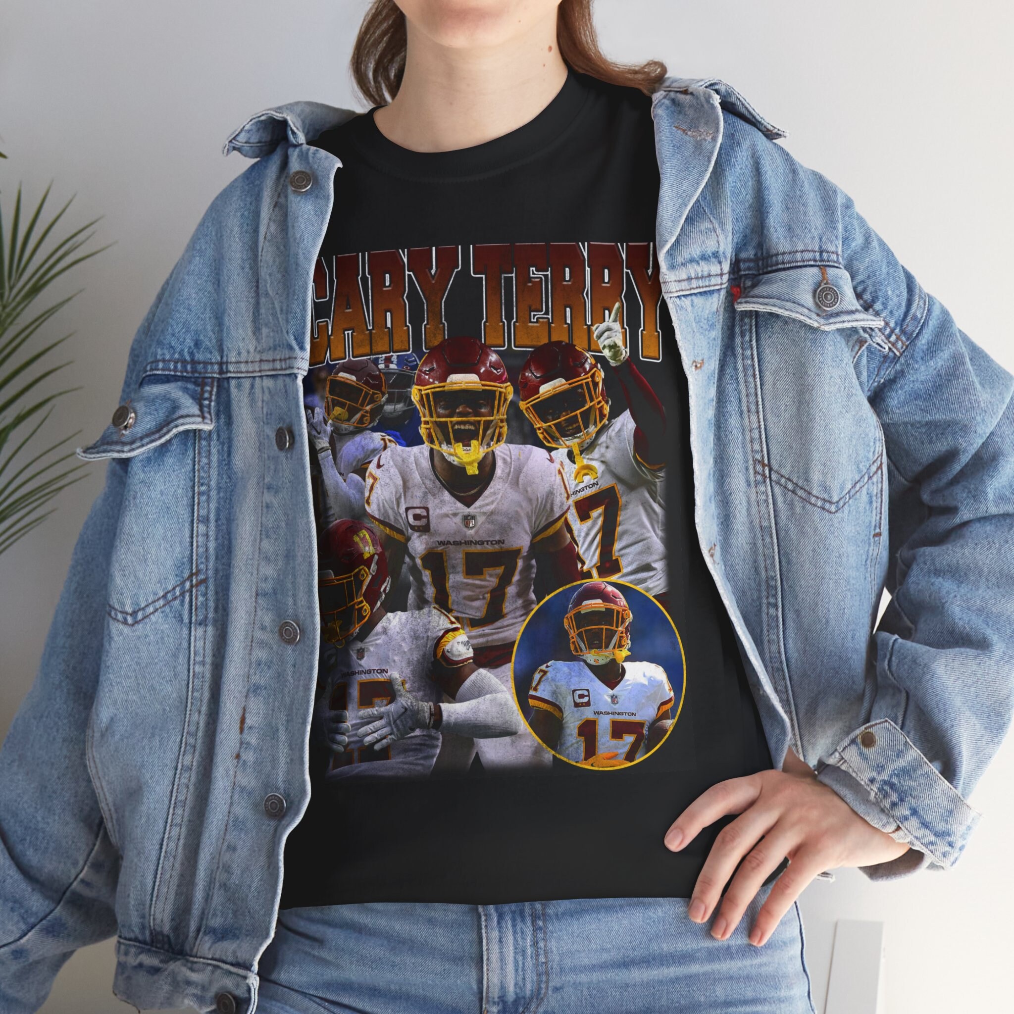 Commanders Vintage 90s Rap Tee | Terry Mclaurin - Etsy