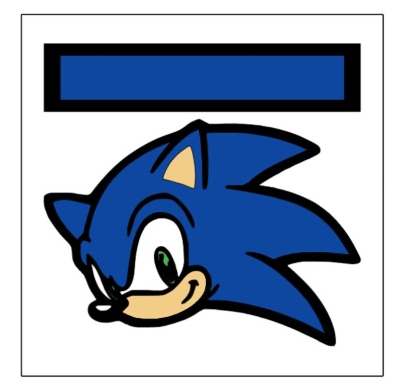 Sonic the Hedgehog Paper Cut Light Box Template, 3D Shadow Box SVG ...