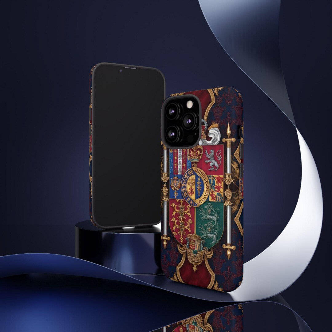 Medieval Royalty Tough Cases Detailed Ornate Design, Royal Crests ...