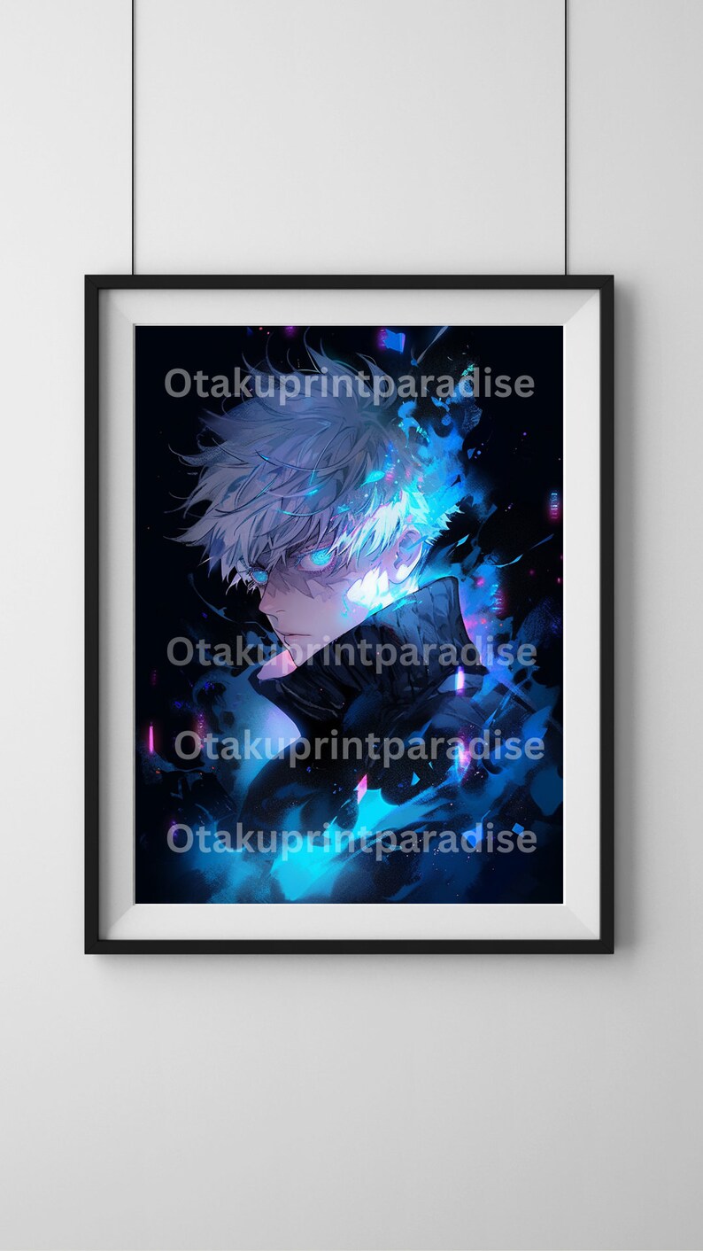 Satoru Gojo Jujutsu Kaisen PRINTABLE Poster Anime Poster - Etsy