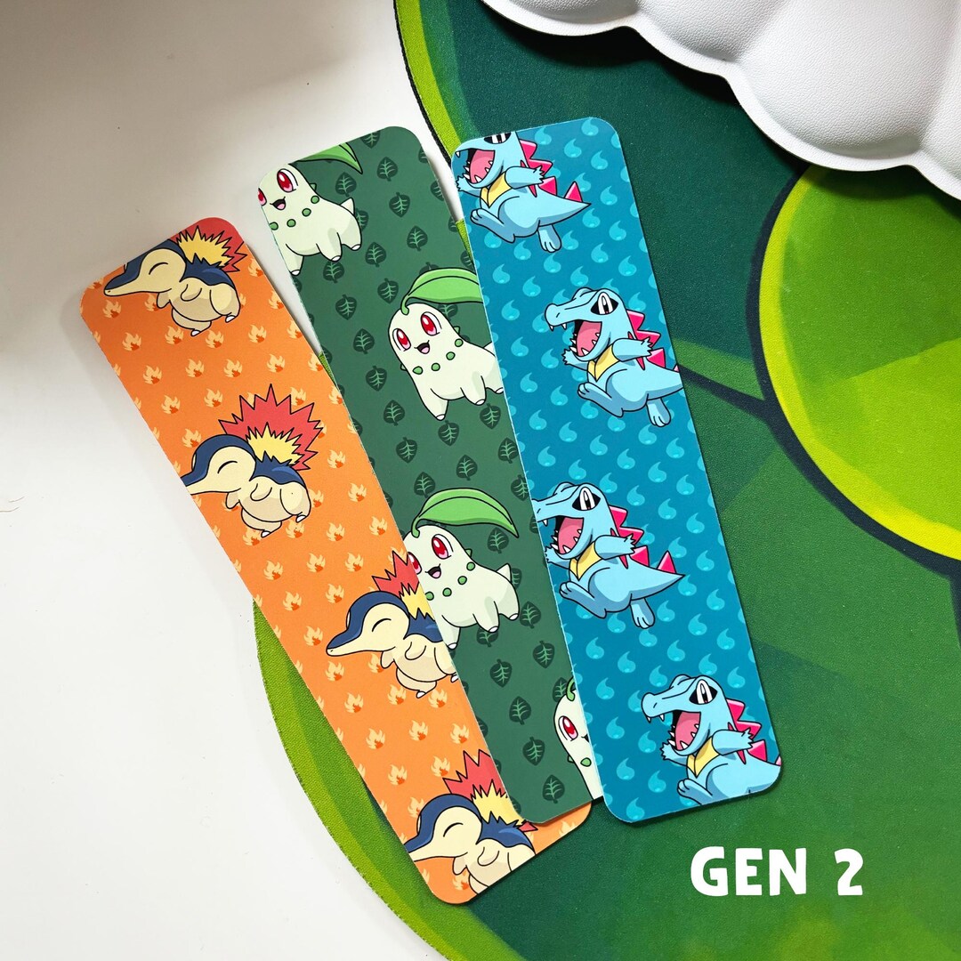 Retro Gen 1-9 Bookmarks Old Design - Etsy