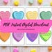 Conversation Hearts Memory Matching Game, Valentine's Positive ...
