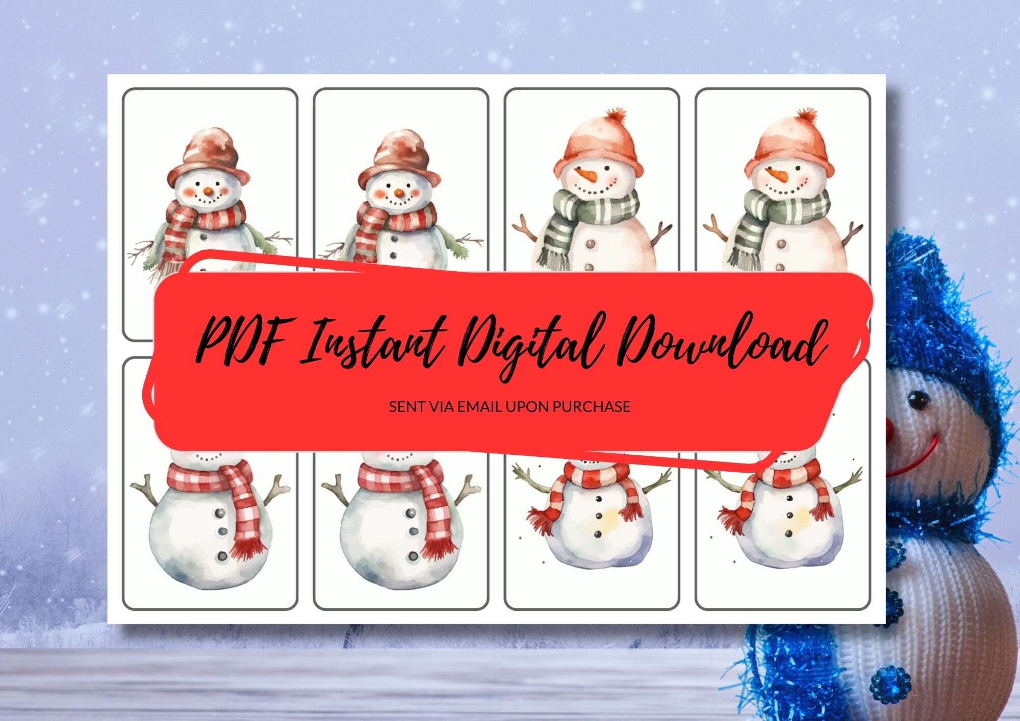 Snowman Matching Game, Preschool Winter Games, Preschool Winter ...