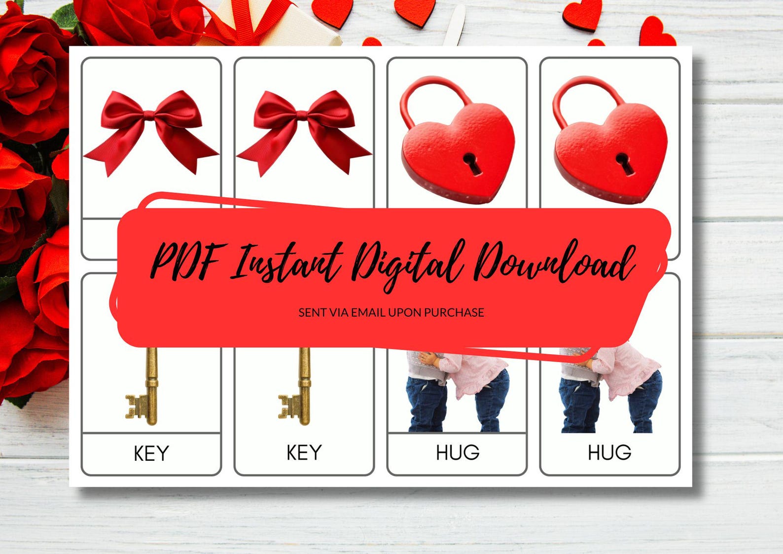 Valentine Montessori Nomenclature Cards, Valentine Themed Montessori ...