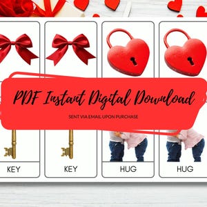 Valentine Montessori Nomenclature Cards, Valentine Themed Montessori ...