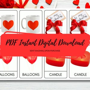 Valentine Montessori Nomenclature Cards, Valentine Themed Montessori ...