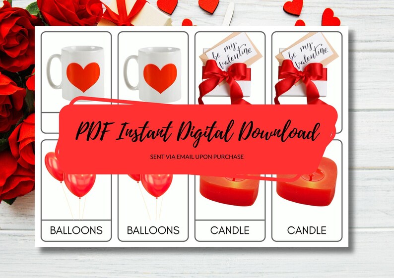 Valentine Montessori Nomenclature Cards, Valentine Themed Montessori ...