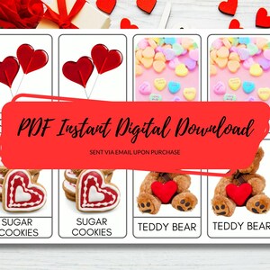 Valentine Montessori Nomenclature Cards, Valentine Themed Montessori ...