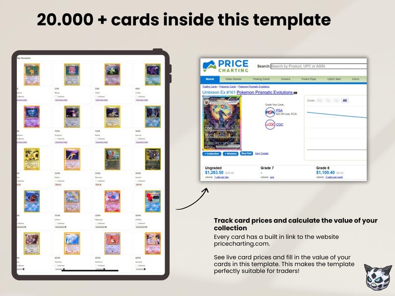 Pokémon Card Tracker Notion Template | Pokémon TCG Collection ...