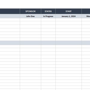 Action Plan Template Excel - Etsy
