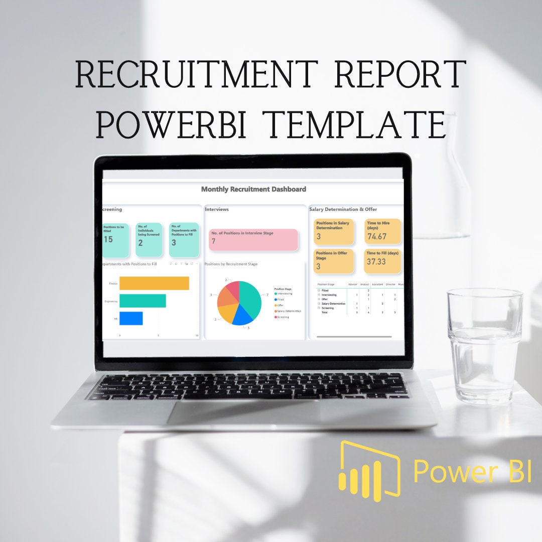 Powerbi Dashboard Report Template - Recruitment Dashboard Beginner ...