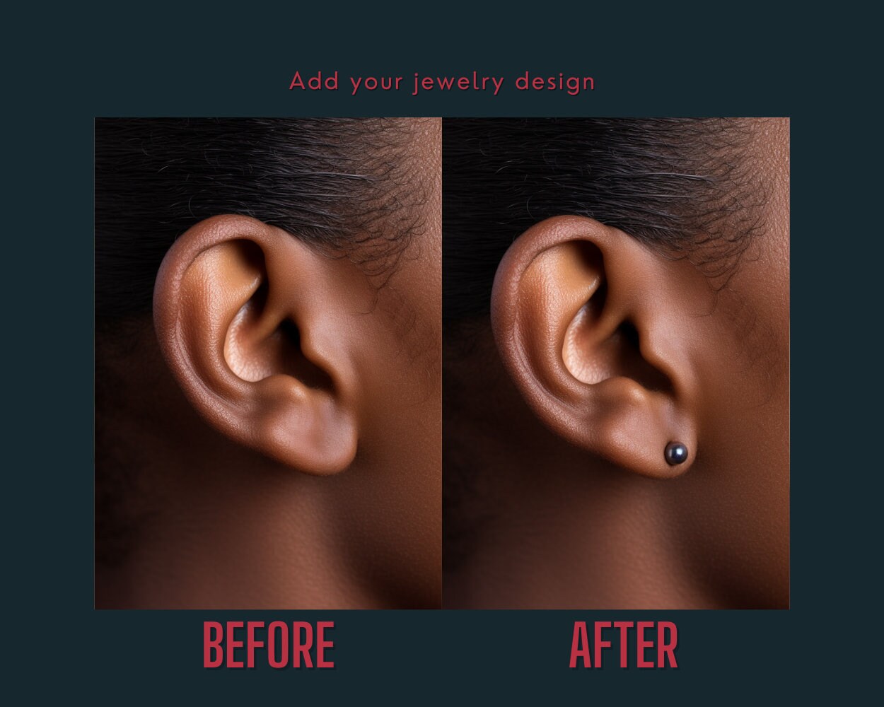 Earring Mockups, Jewelry Mockups, Models and Display for Earrings ...