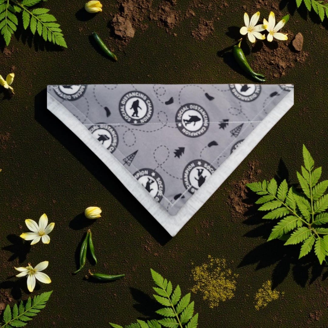 Sasquatch: Over-the-collar Style Dog Bandana - Etsy