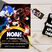 Editable Birthday Sonic Shadow Invitation, Super Hedgehog Kids Party E ...