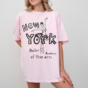 Vintage Inspired Ballerina Graphic Tee, Retro Ballet Dancer Tshirt ...
