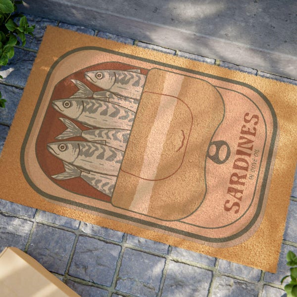 Sardine Doormat - Etsy