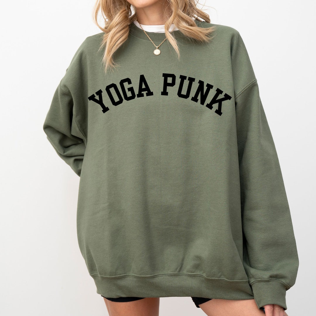 Yoga Punk Sweatshirt, Yogi Shirt, Namaste Gift, Lotus Flower Clothing ...