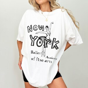 Vintage Inspired Ballerina Graphic Tee, Retro Ballet Dancer Tshirt ...