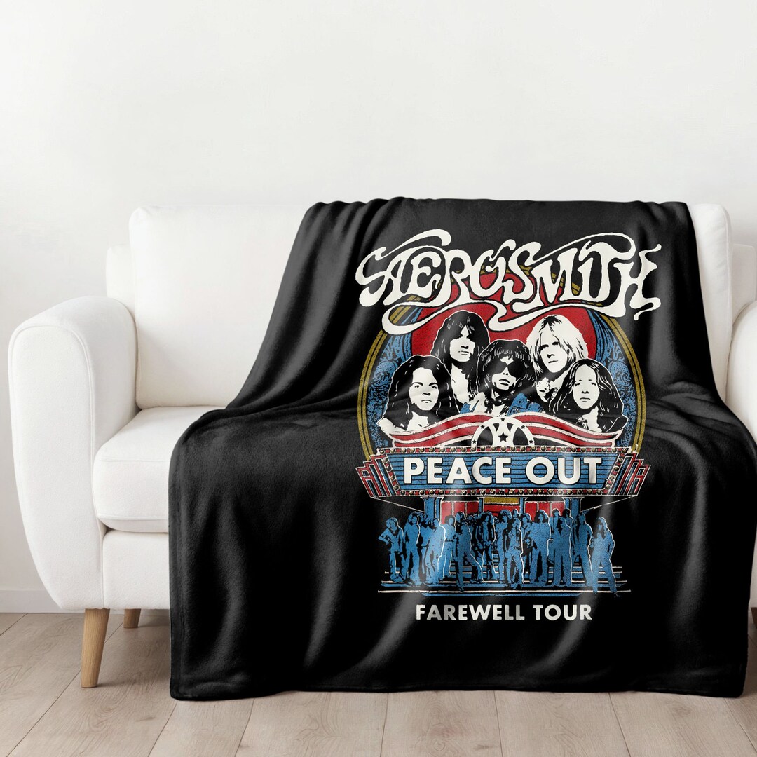 Retro Rock Band Sherpa Fleece Blanket, Nostalgic Band Lover Gift, Live ...