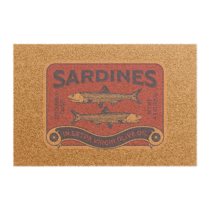 Sardine Doormat - Etsy