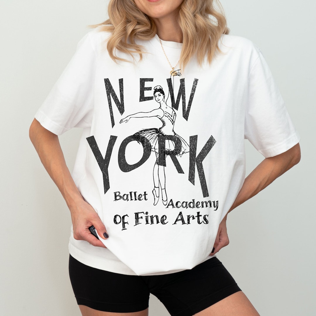 Vintage Inspired Ballerina Tee, Retro Ballet Dancer Graphic Tee, Trendy ...
