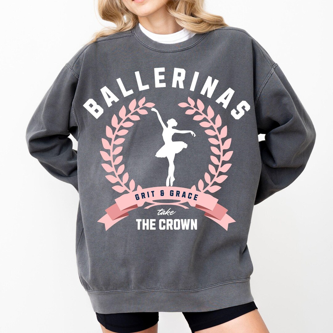 Preppy Ballerina Sweatshirt, Trendy Ballet Dancer Shirt, in My Ballet ...