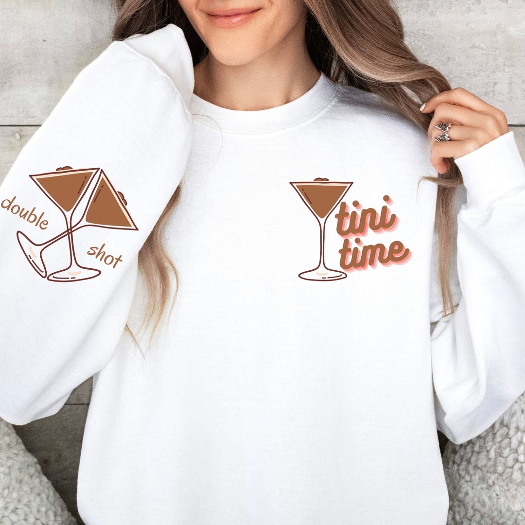 Tini Time Sleeve Print Pullover, in My Martini Era Crewneck Sweatshirt ...