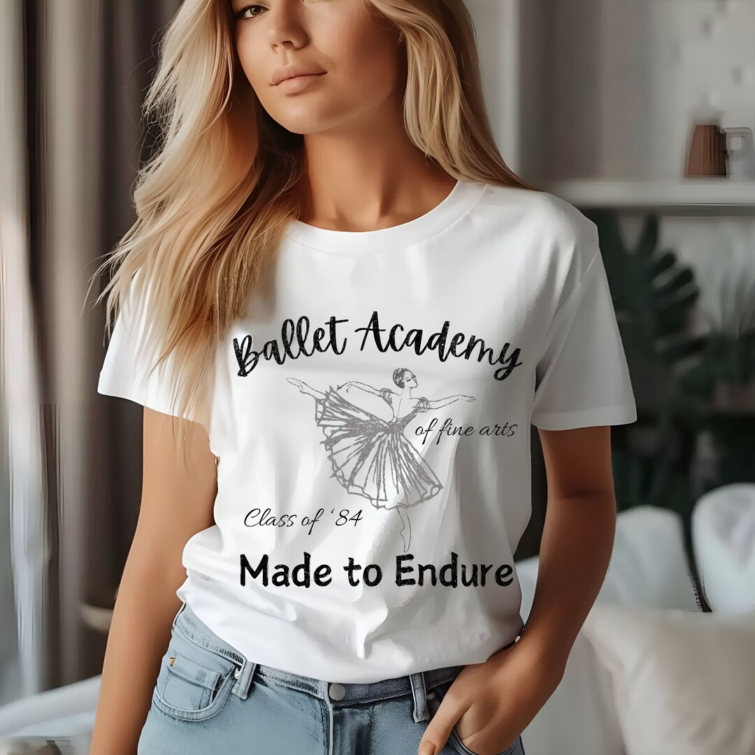 Ballet Graphic Tee, Vintage Wash Ballerina Tshirt, Ballet Dancer ...