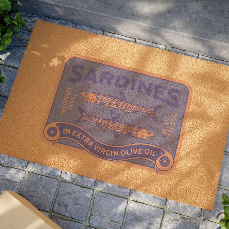 Sardine Doormat - Etsy