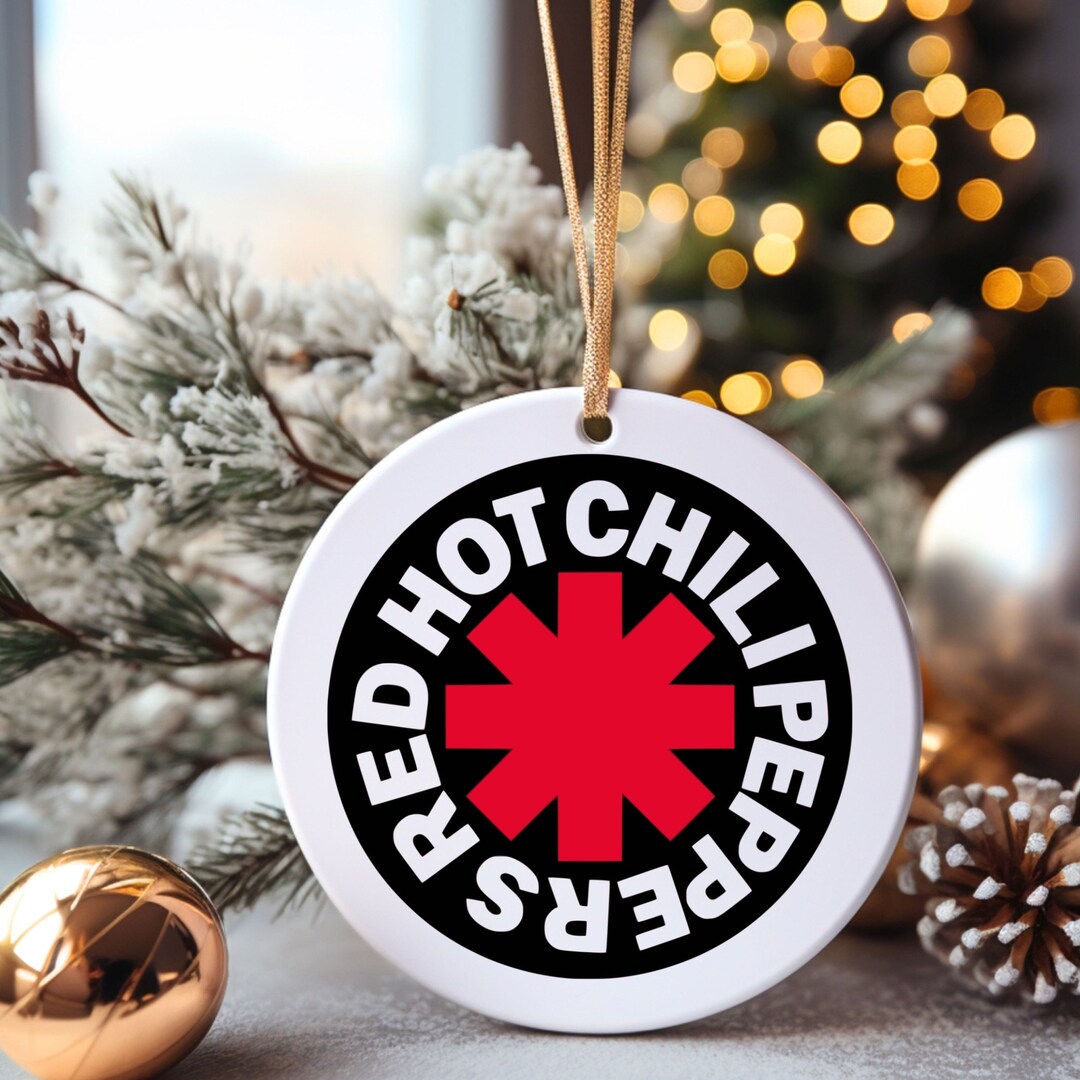 Red Hot Chili Peppers Christmas Ornament Rhcp Fan Ornament Red Hot Chili Peppers Lover Goft Etsy