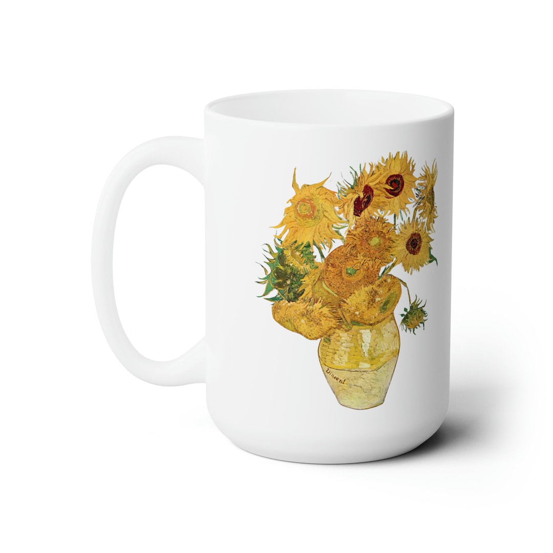 Vincent Van Gogh Coffee Mug, Sunflowers Gift, Famous Artist Mug, Gift ...