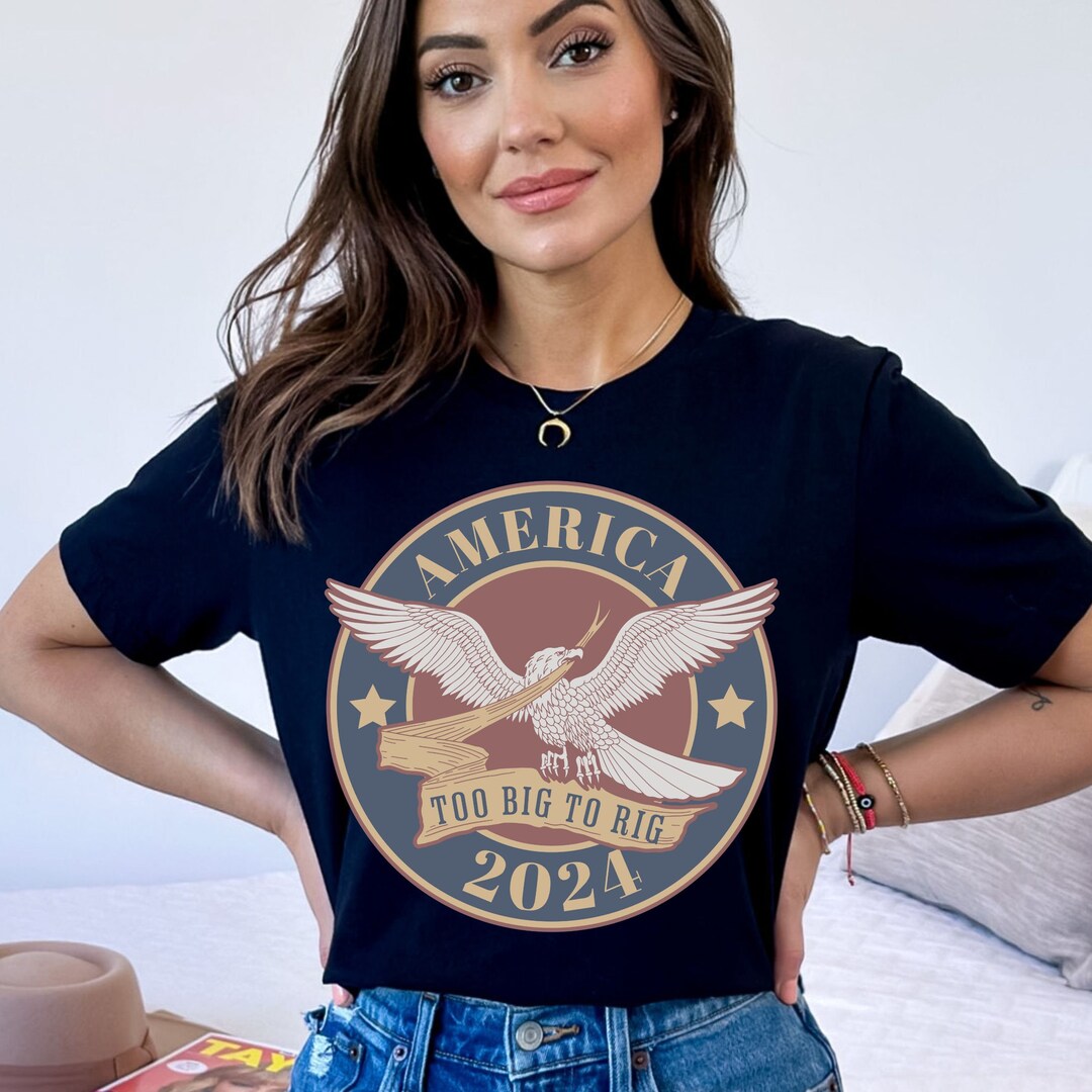Too Big to Rig Tshirt, Funny Political Clothing, American Apparel ...