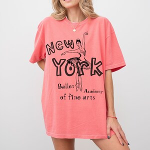 Vintage Inspired Ballerina Graphic Tee, Retro Ballet Dancer Tshirt ...