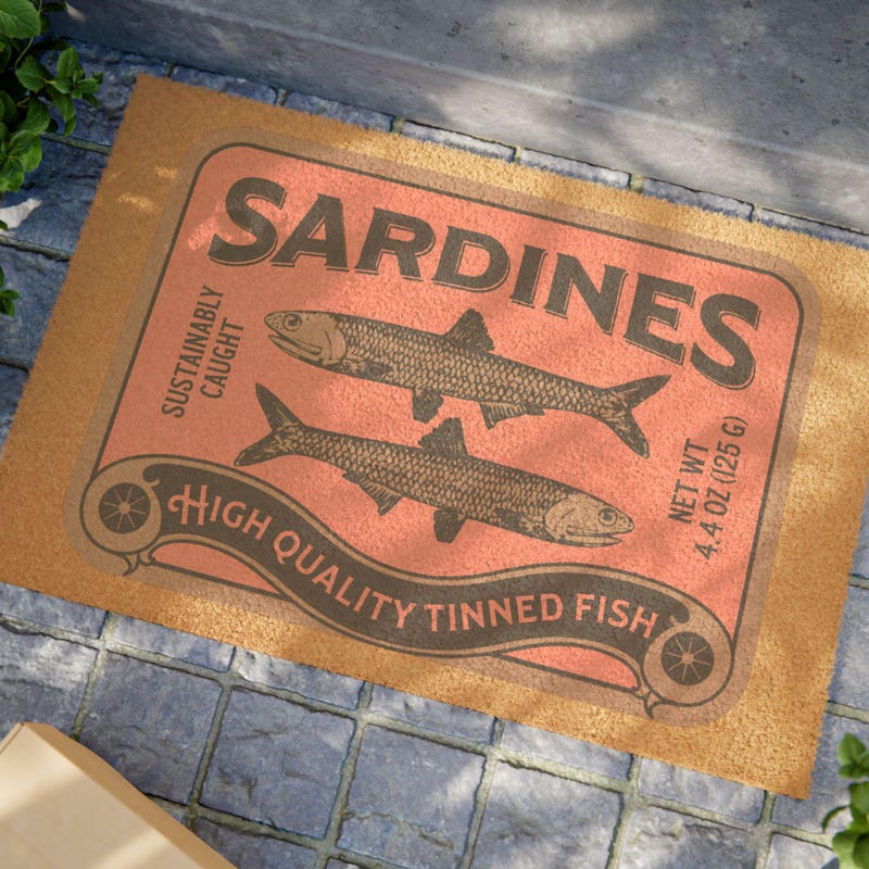 Sardine Doormat - Etsy