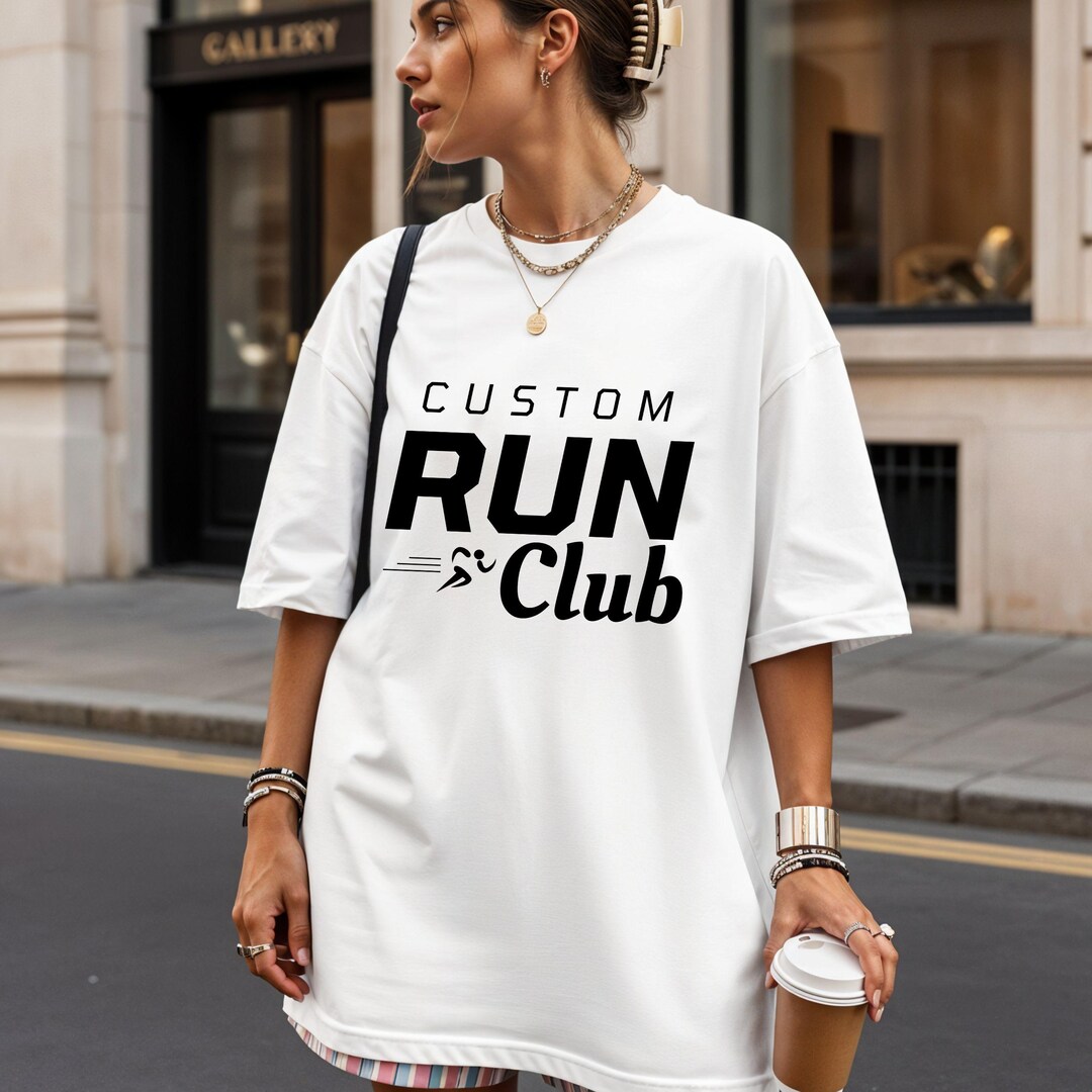 Custom Run Club Graphic Tee, Personalized Runner Shirt, Marathon ...