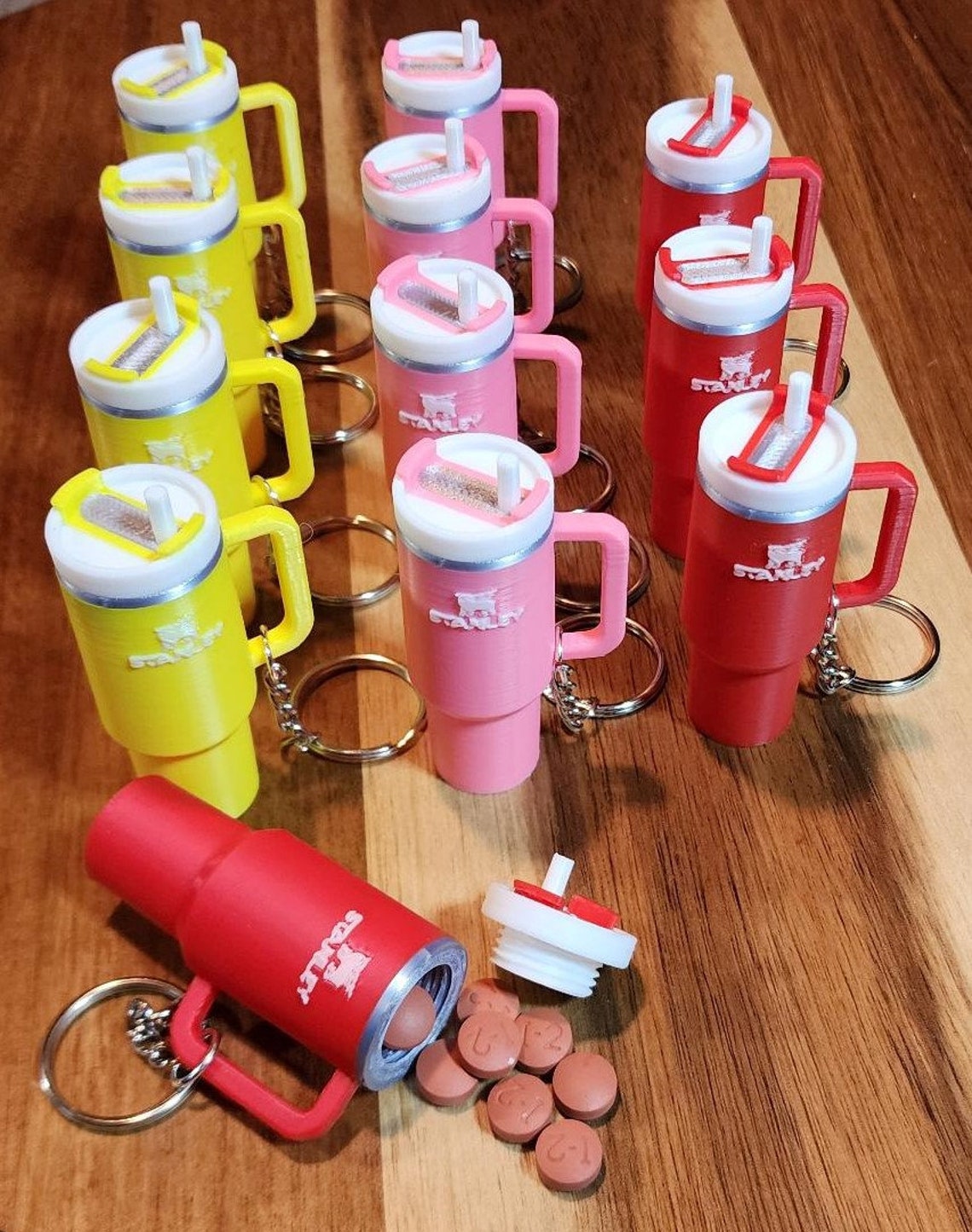 Keychain Mini Stanley Tumbler Storage - **new College Colors** - Etsy