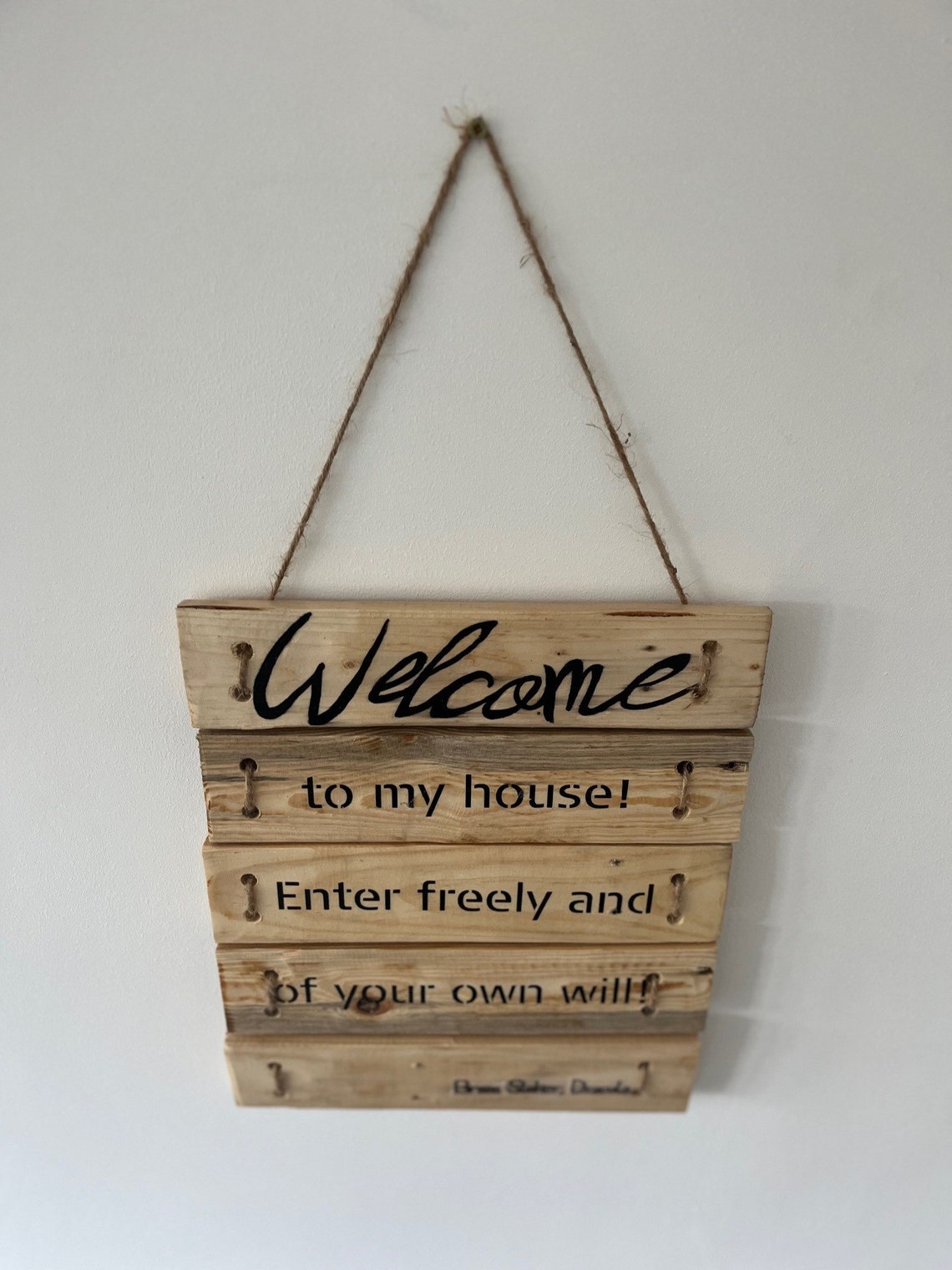 Bram Stoker Quote Wall Art - Dracula, Welcome to My House! Enter Freely ...