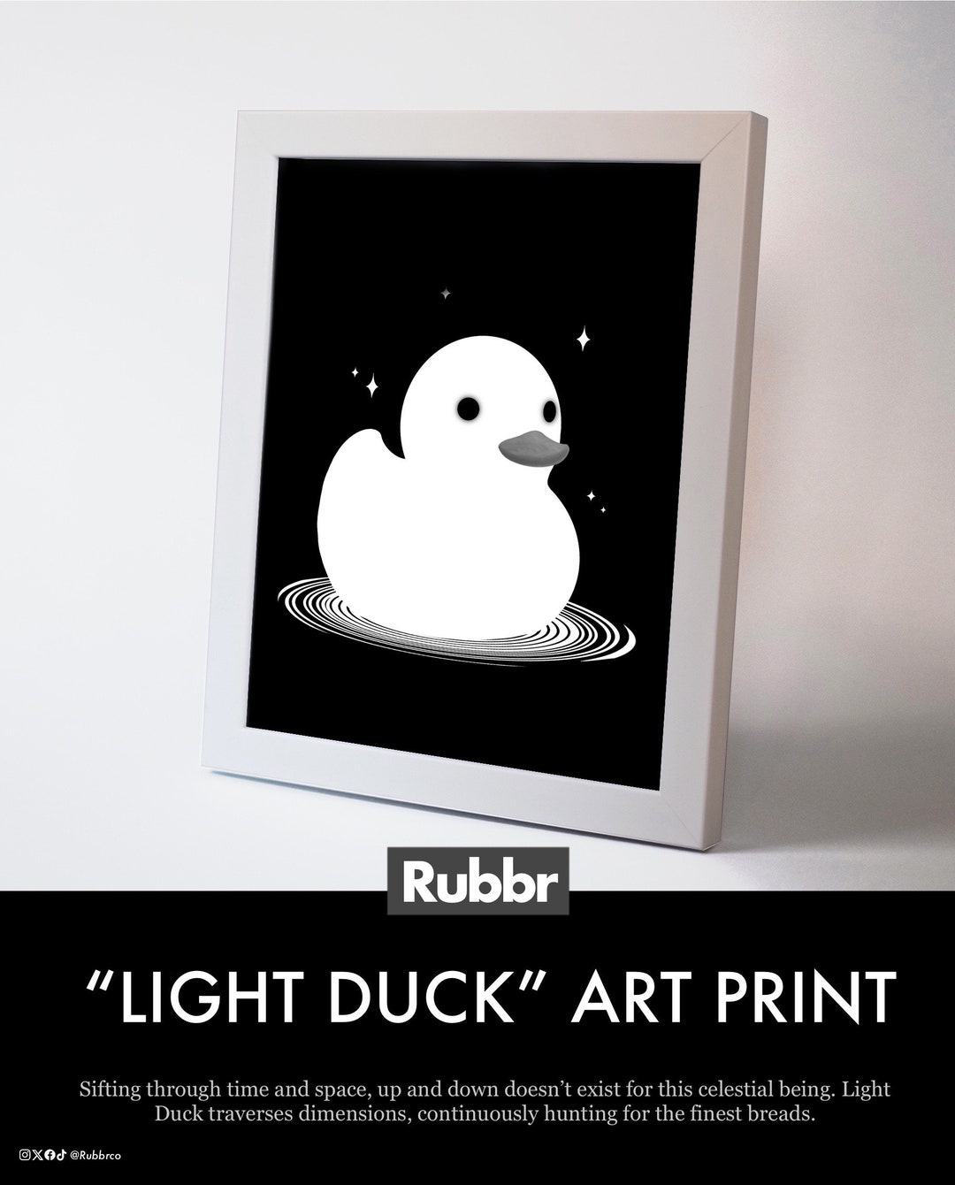 Twilight Ducks Clone, Art Print - Collectible Rubber Duck Illustration ...
