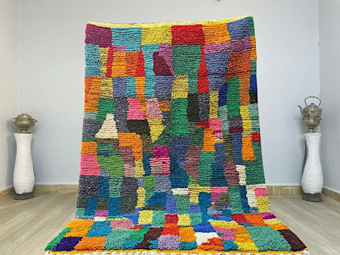 Colorful Rug Living Room - Colorful Rug Runner - Berber Rug Dots - Beni ...