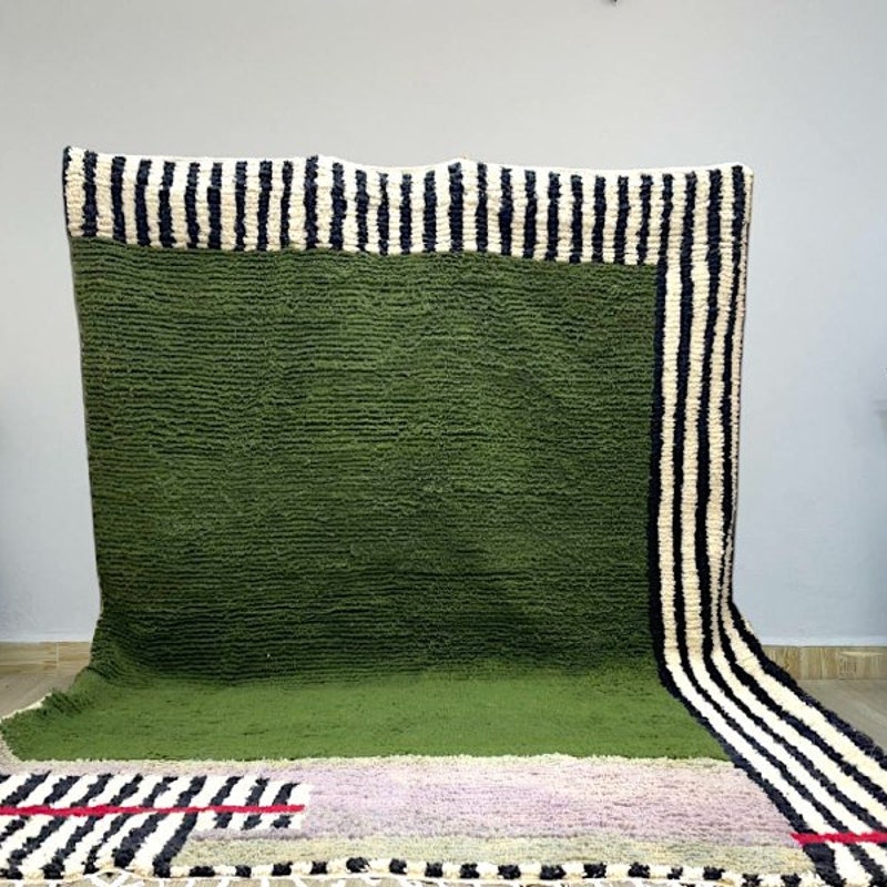 Green Moroccan Rug - Etsy