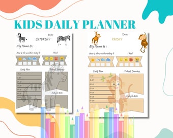 Kids Daily Journal Printable Journal for Kids Diary for Children Kids ...