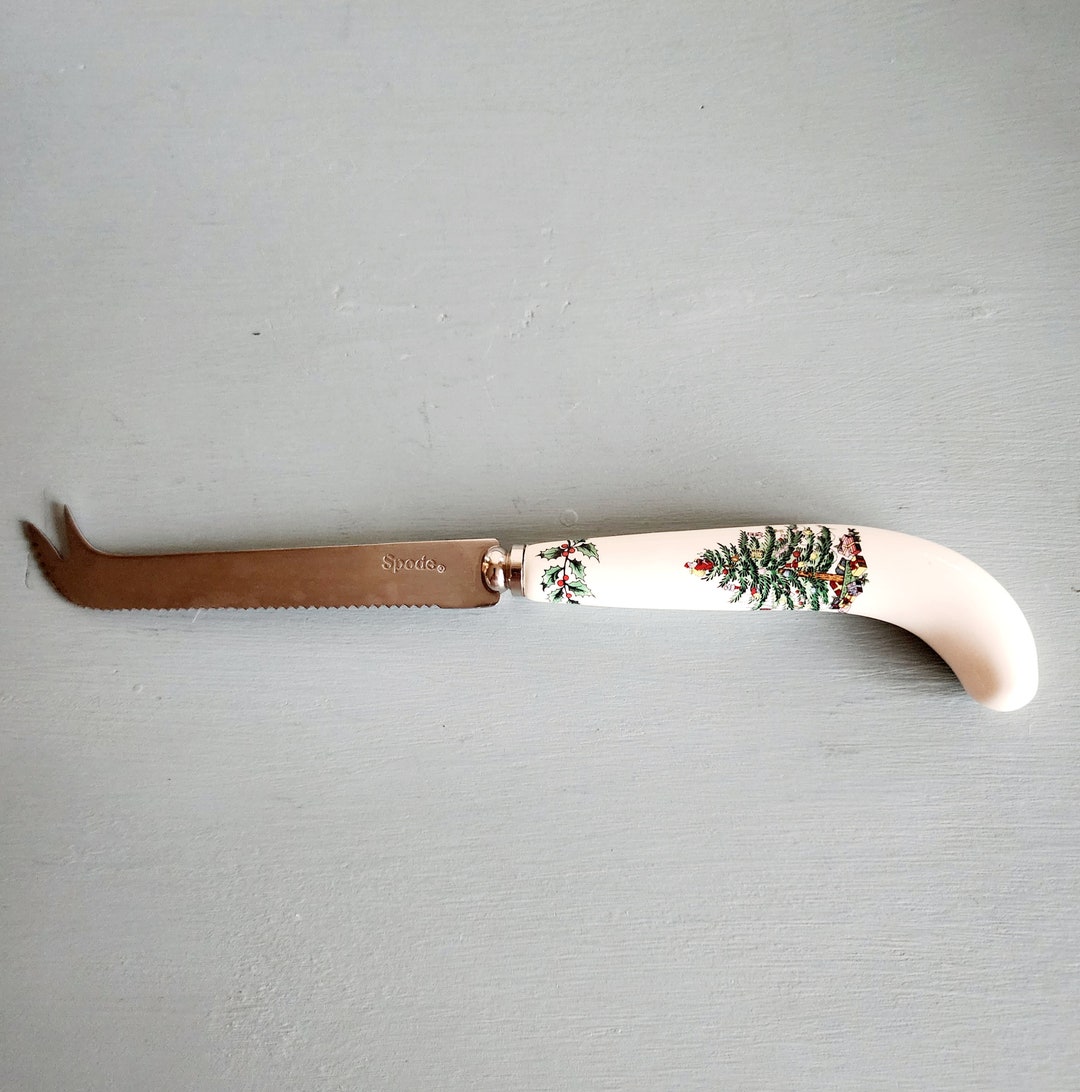 Spode Christmas Tree Cheese Knife With Stainless Steel Blade - Etsy