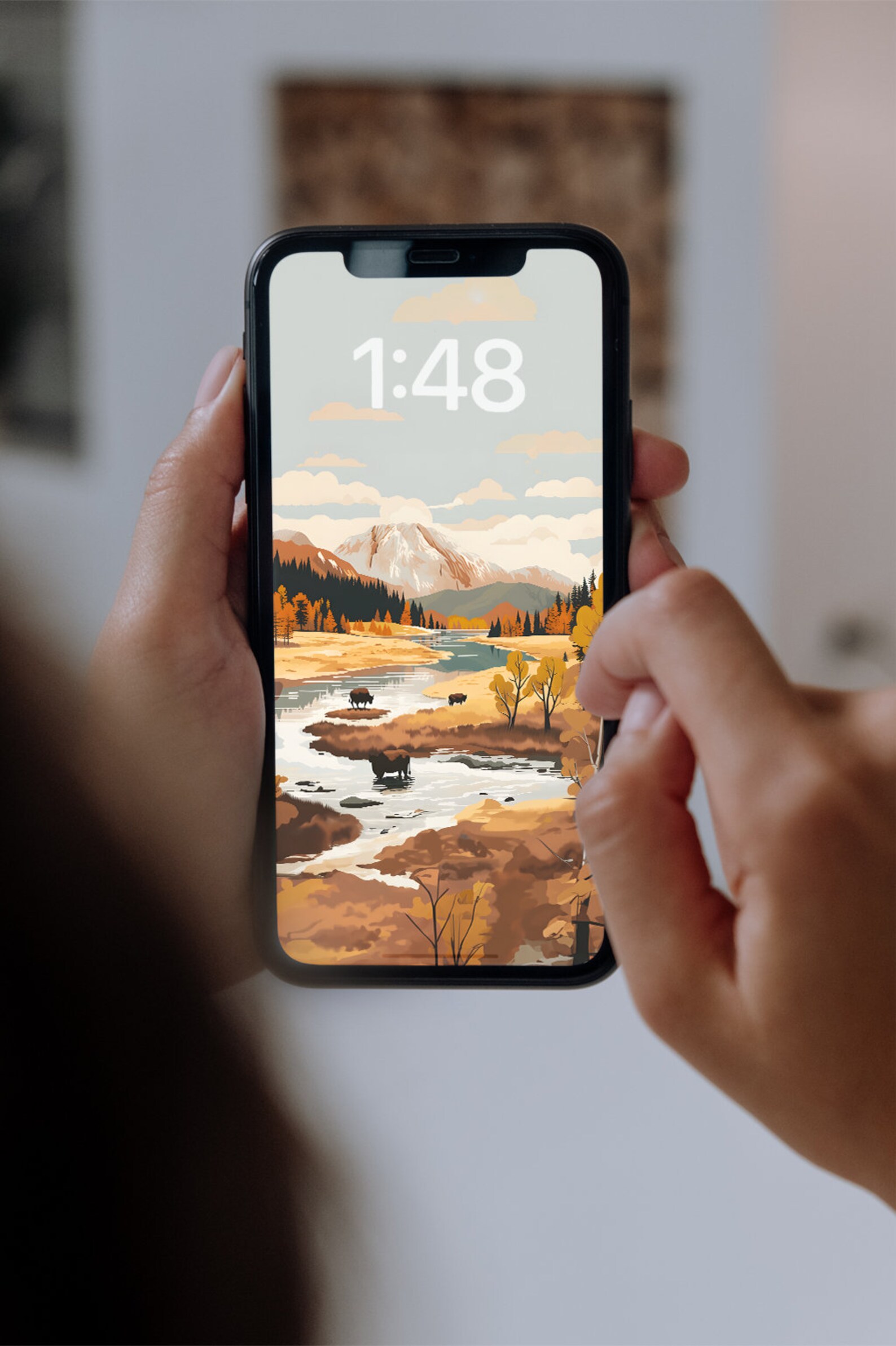 YELLOWSTONE National Park Wallpaper | Phone, Tablet, Laptop ...