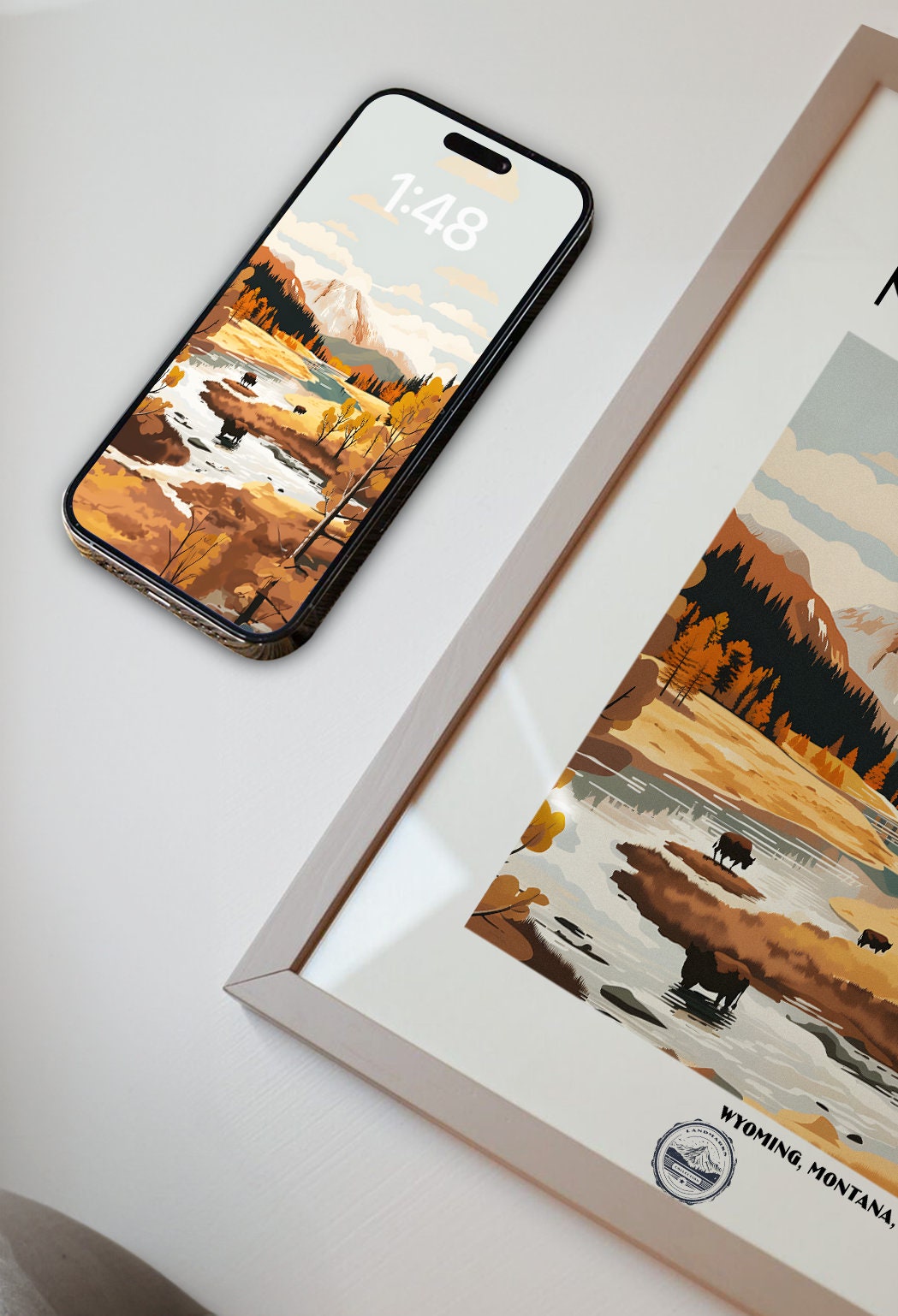 YELLOWSTONE National Park Wallpaper | Phone, Tablet, Laptop ...