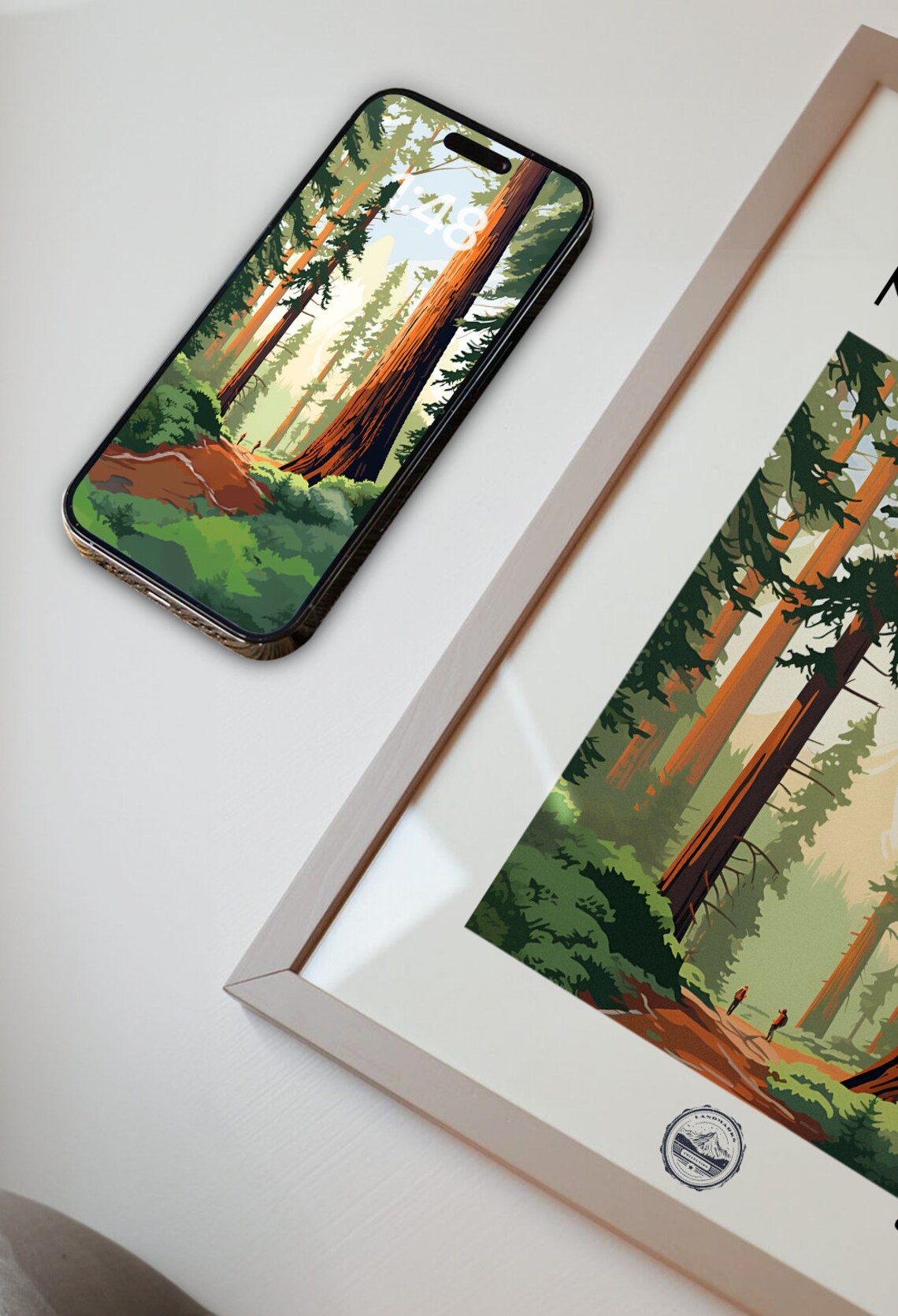 SEQUOIA National Park Wallpaper | Phone, Tablet, Laptop, ... | Digital ...