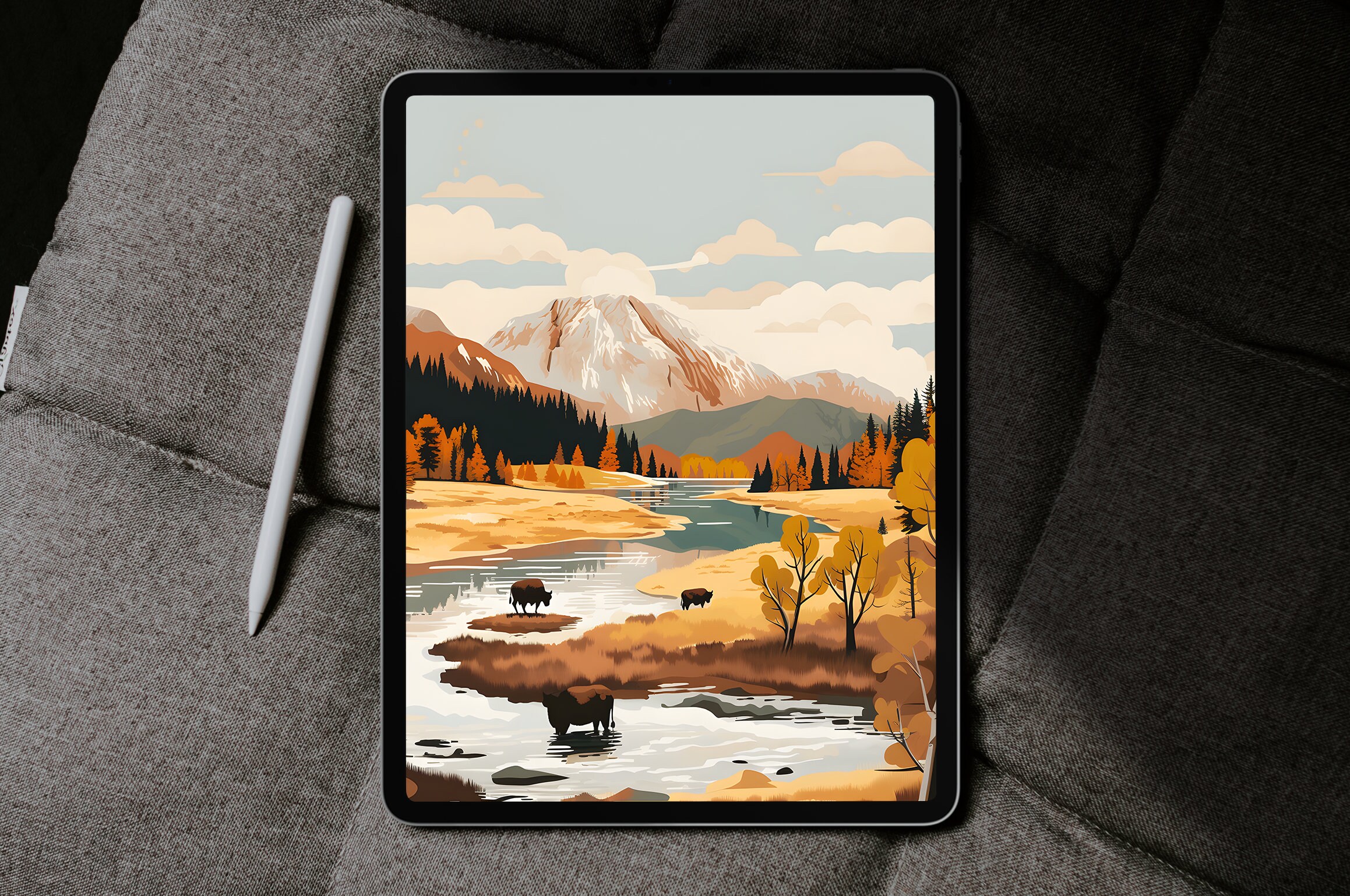 YELLOWSTONE National Park Wallpaper | Phone, Tablet, Laptop ...