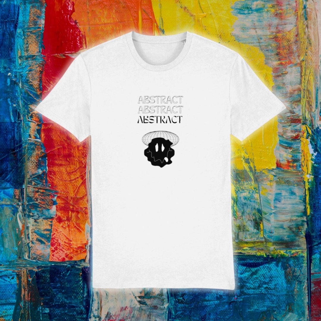 Abstract Face Art Shirt Modern Art T-shirt Minimalist Graphic T-shirt ...
