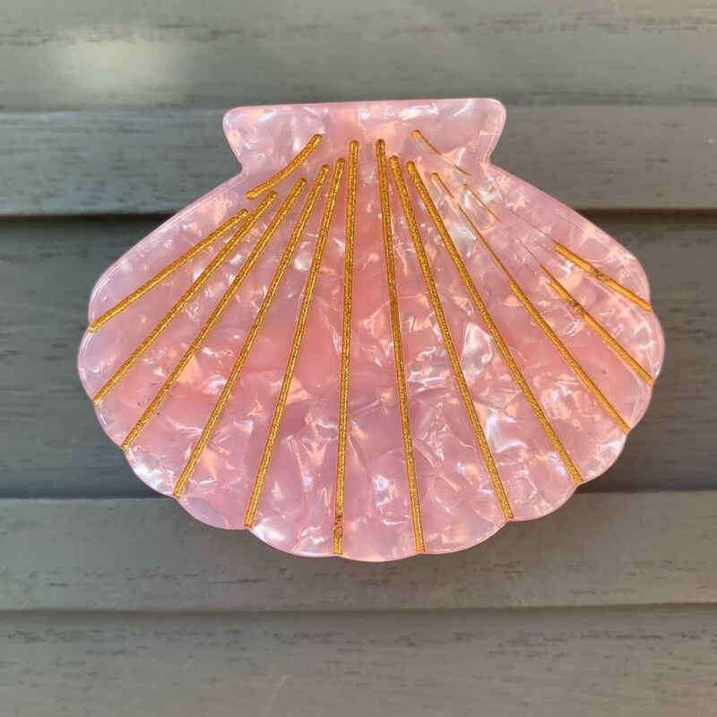 Sea Shell Hair Clips - Etsy