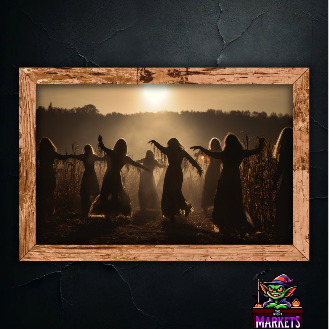 Witches Ritual - Witches Dancing Gothic Photo - Etsy